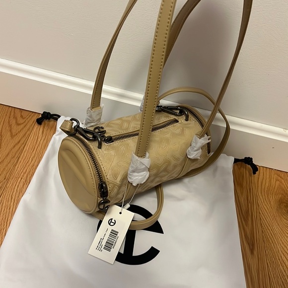 Telfar | Bags | Telfar Small Jacquard Duffle Cream Monogram | Poshmark